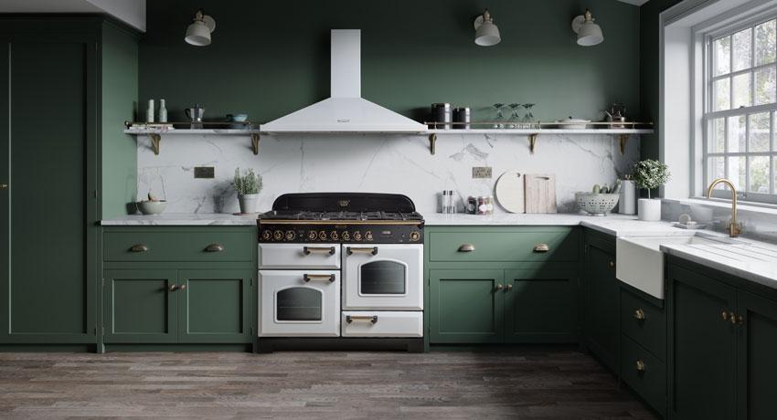 Green kitchens lead the trend for colourful interiors | RANGEMASTER